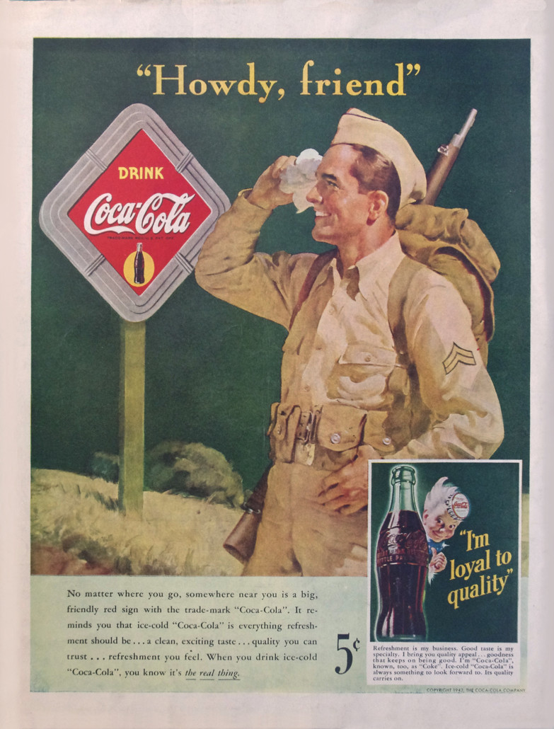 Coca-Cola Advertisements in World War II – Vintage Magazine Shoppe