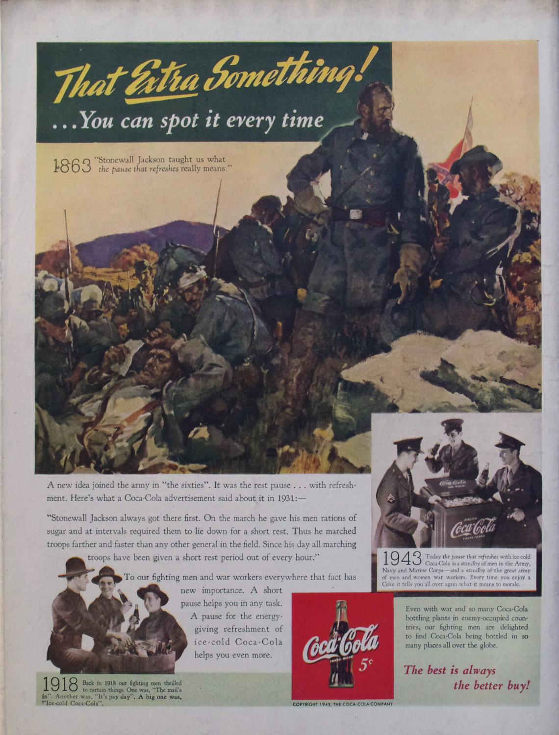 Coca-Cola Advertisements in World War II – Vintage Magazine Shoppe